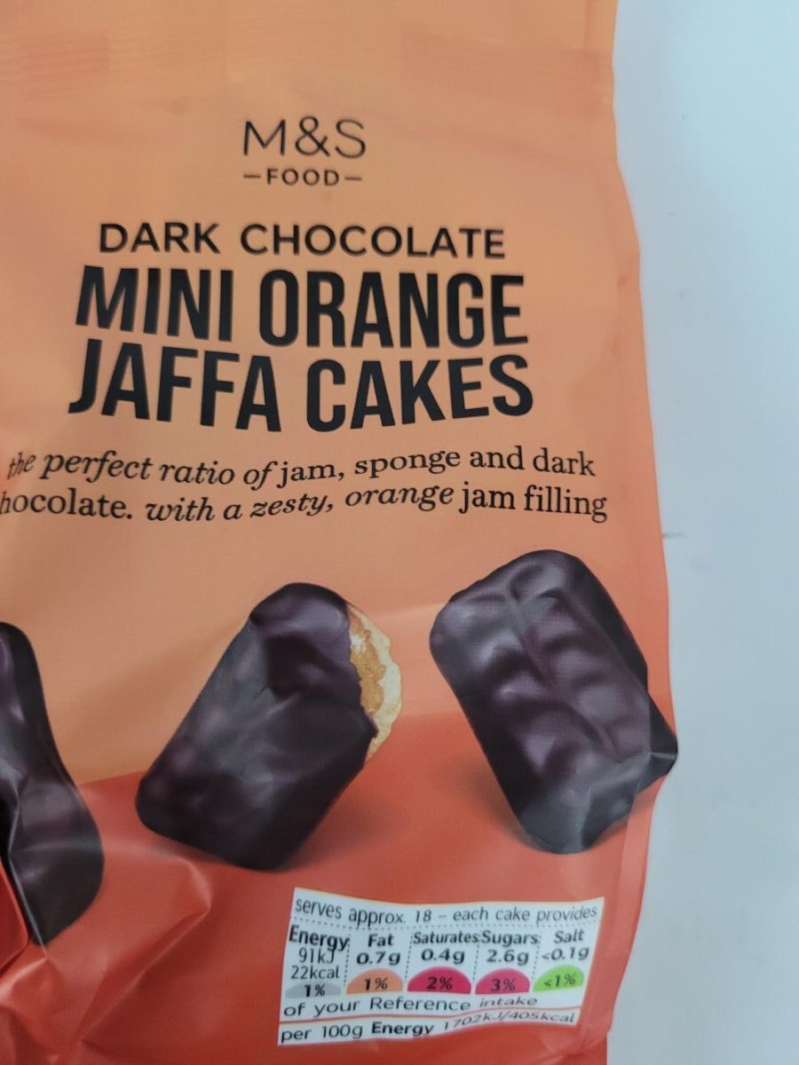 Dark Chocolate Mini Jaffa Cakes – Fed Up Cafe Shop