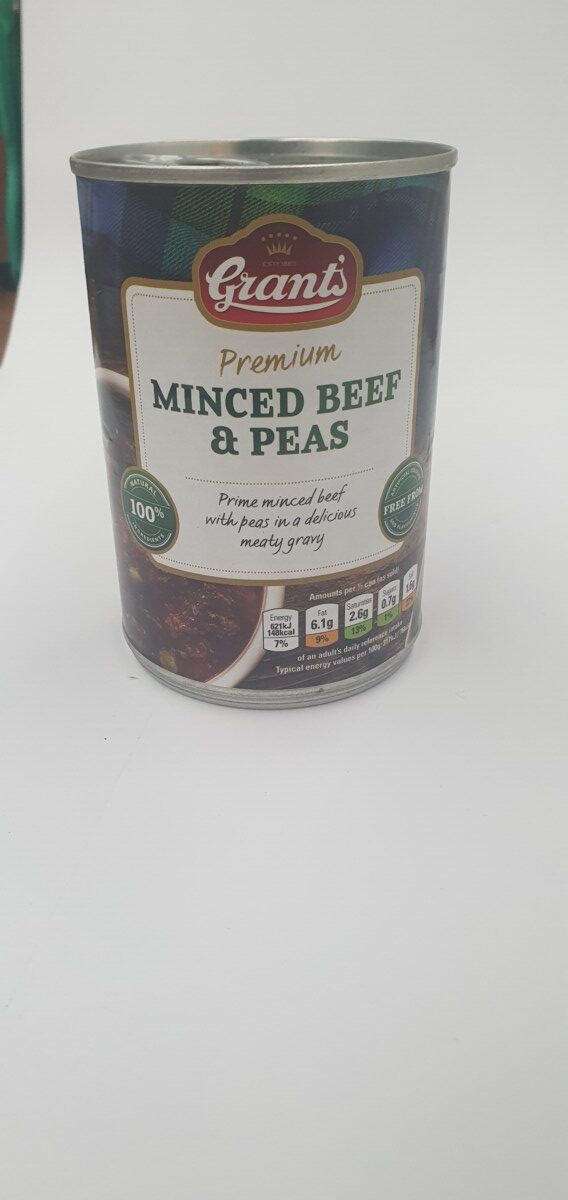 Premium Minced Beef and Peas – Fed Up Cafe Shop