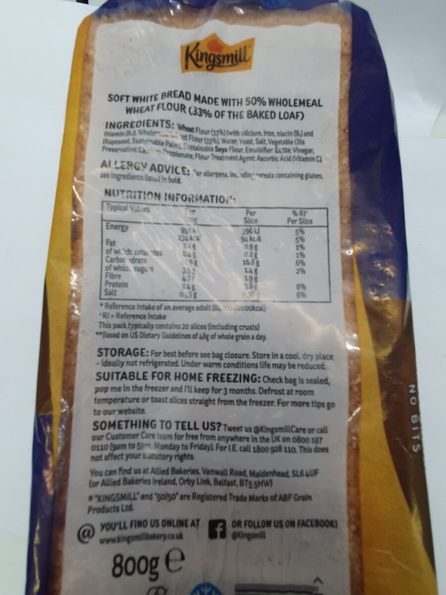 50/50 Bread – Fed Up Cafe Shop