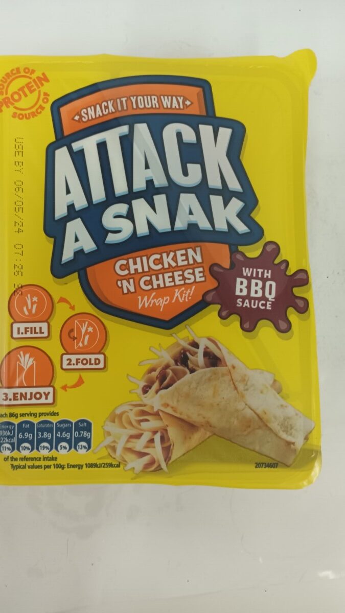 SnackAttack Chicken & Cheese – Fed Up Cafe Shop