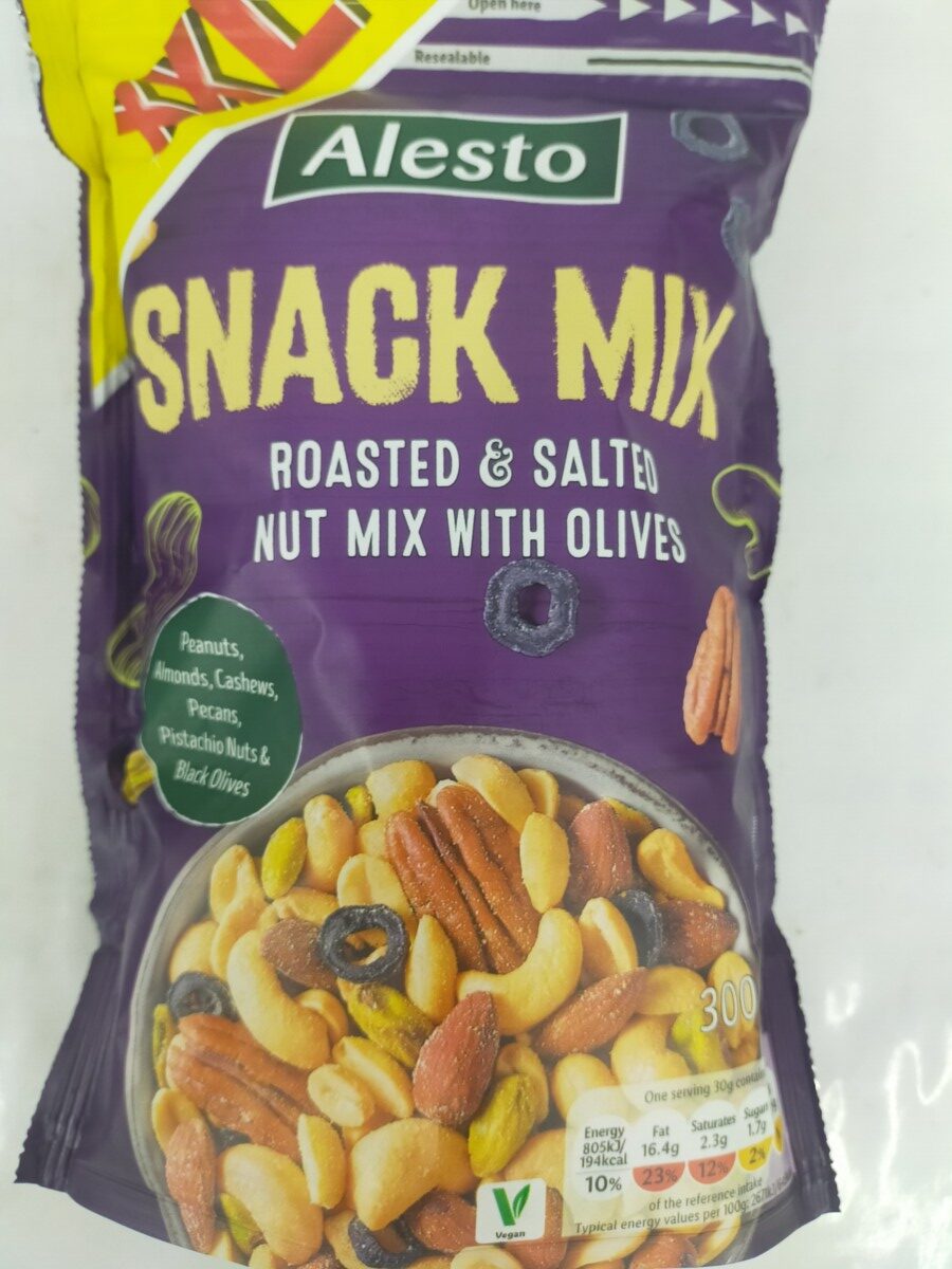 Roasted & Salted Nut Mix with Olives – Fed Up Cafe Shop