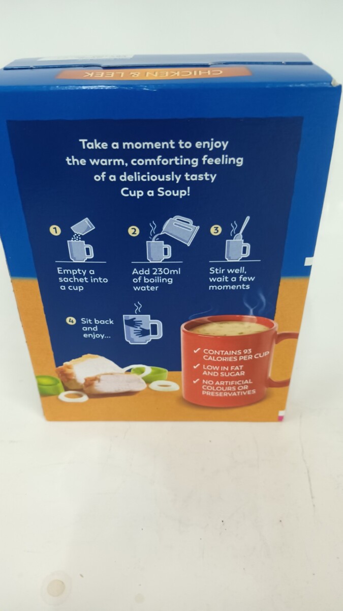 Chicken and Leek Cup Soup – Fed Up Cafe Shop